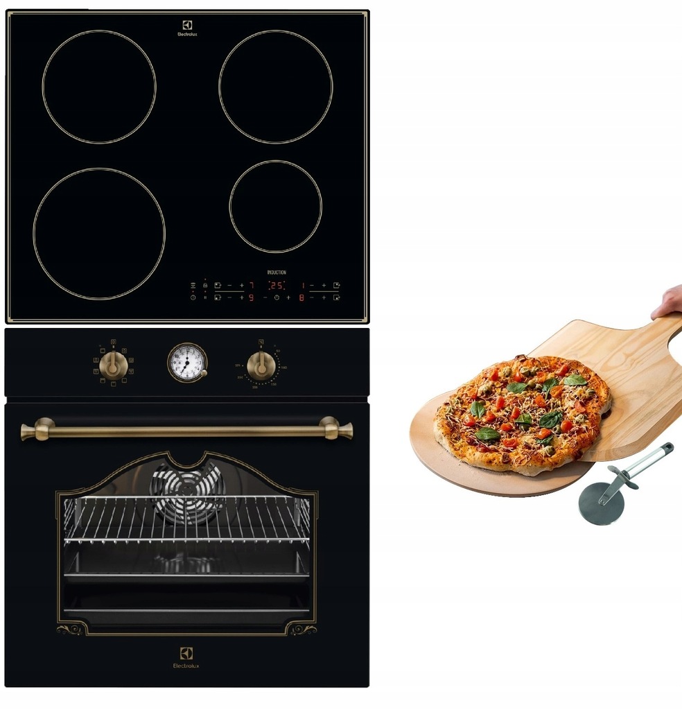 ELECTROLUX ROCOCO PŁYTA INDUKCYJNA+PIEKARNIK RETRO - 10463365867 - oficjalne archiwum Allegro