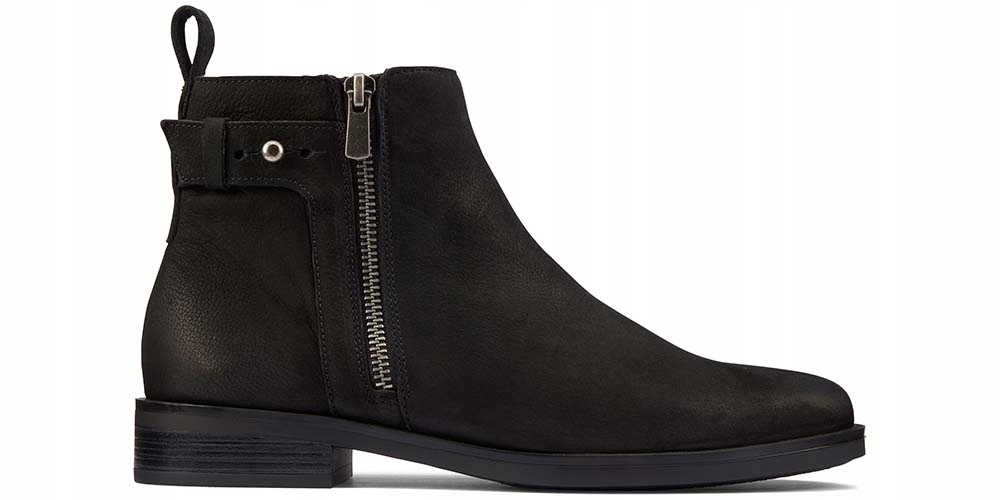 CLARKS MEMI BOTKI DAMSKIE SKÓRZANE CZARNE 39 2SDL - 12844745367 - oficjalne archiwum Allegro