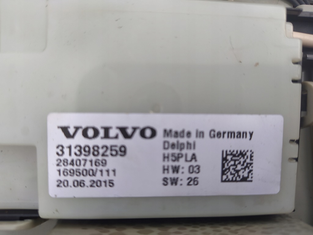 VOLVO V40 S40 12-19 ŚWIATŁO PODSUFITÓWKI 31398259 - 10167621070 ...