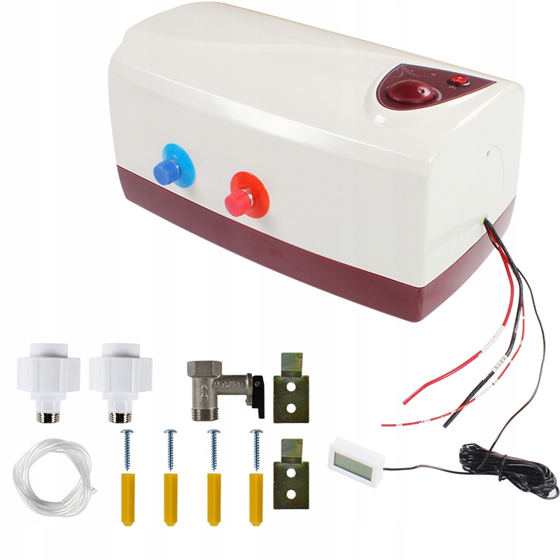 Podgrzewacz wody do kampera bojler 10L 12V 230V 300W 1000W łódź przyczepa - 16804304474 ...