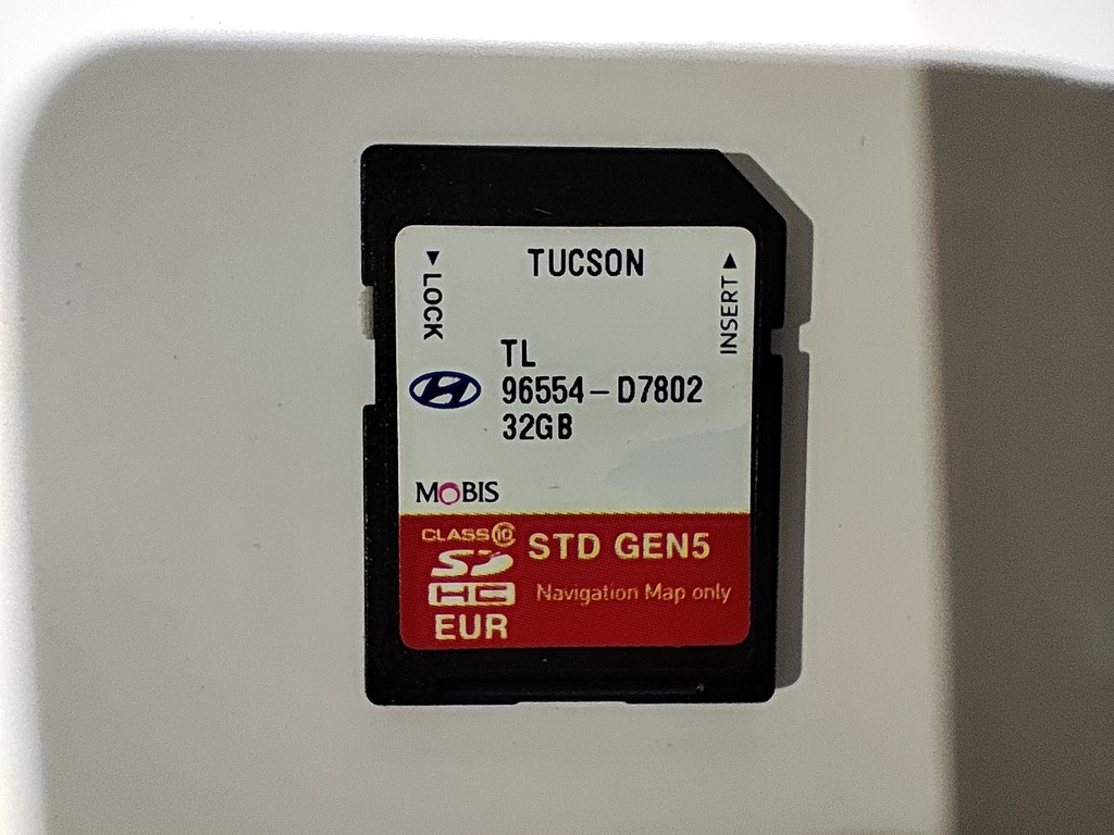 TUCSON 3 III KARTA SD MAPA NAWIGACJI GEN5 15-20r. - 13624318014 ...