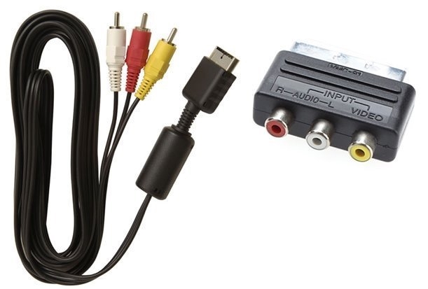 OEM KABEL SONY AV PS3 PS2 RGB CINCH COMPOSITE EURO - 6637178369 ...