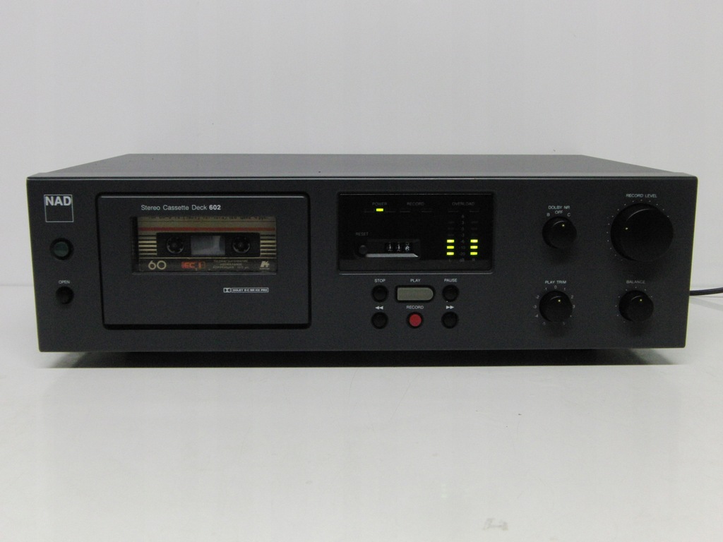 Solidny magnetofon NAD Stereo Cassette Deck 602 - 11540883680 ...