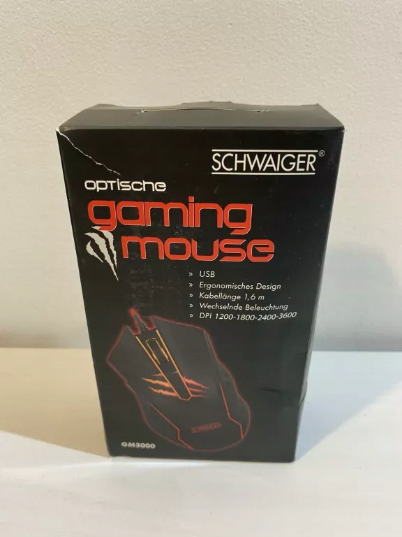 MYSZ GAMINGOWA SCHWAIGER GM3000 - 12585667948 - oficjalne archiwum Allegro