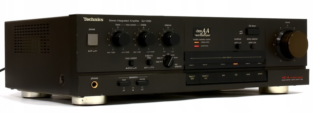 TECHNICS SU-V550 WZMACNIACZ STEREO DUŻA MOC 520W - 12031477783 ...