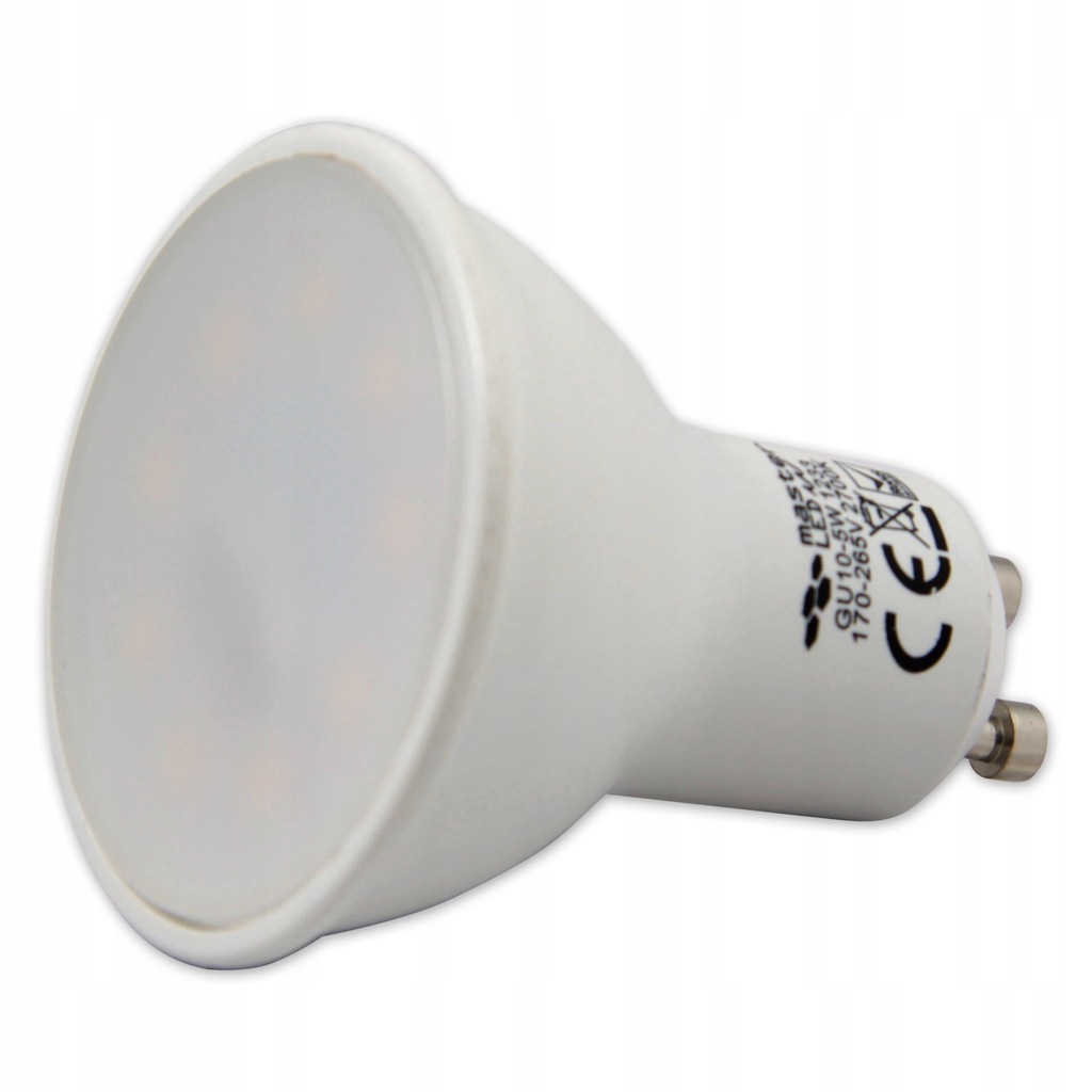 Żarówka halogenowa LED GU10 2835 230V BARWA BIAŁA - 13102377235 ...
