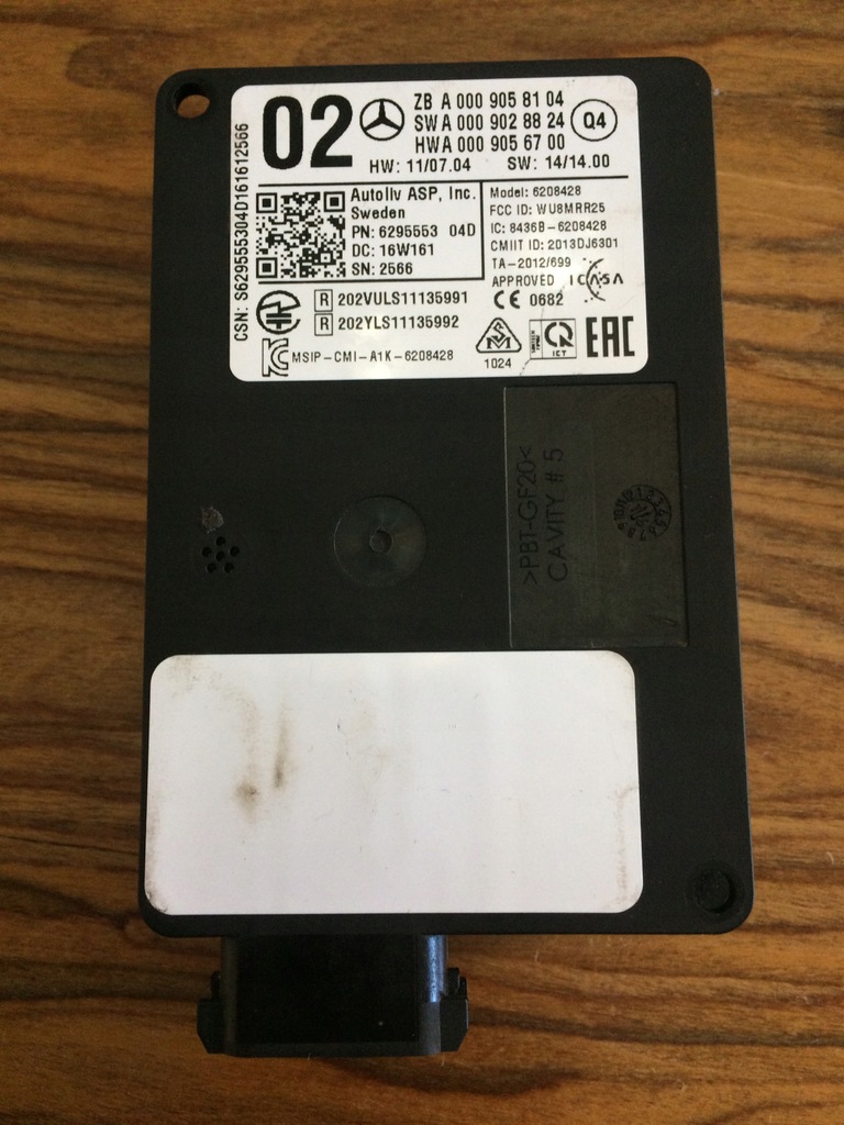 Mercedes radar czujnik A 0009058104 idealny - 7864613610 - oficjalne ...