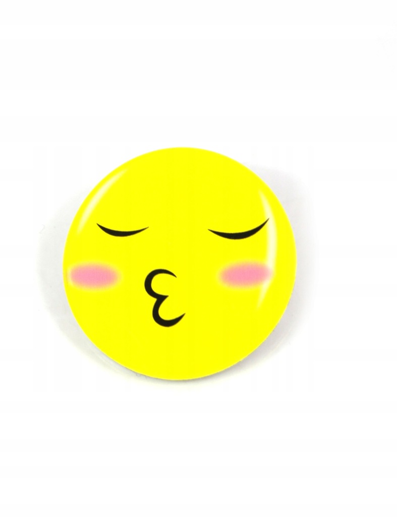 Przypinka broszka kurtki torebki emotikon buziak - 12168355527 ...