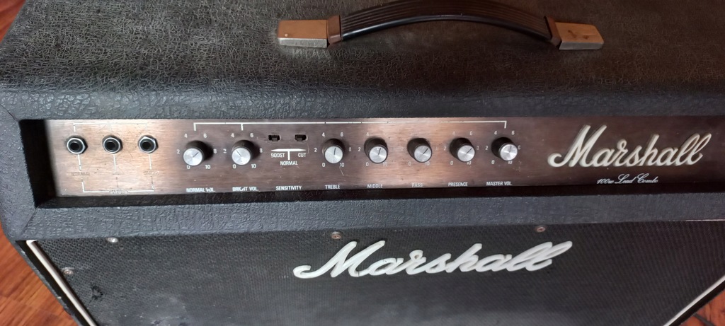 Wzmacniacz gitarowy z lat 70 100W Marshall 2200 Lead Combo - 17327481124 - oficjalne archiwum ...