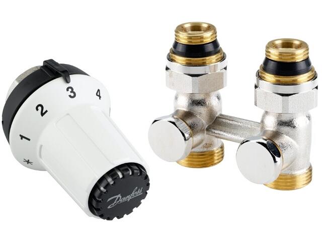 DANFOSS Zestaw termostatyczny PROSTY do grzejnika - 6860374270 - oficjalne archiwum Allegro