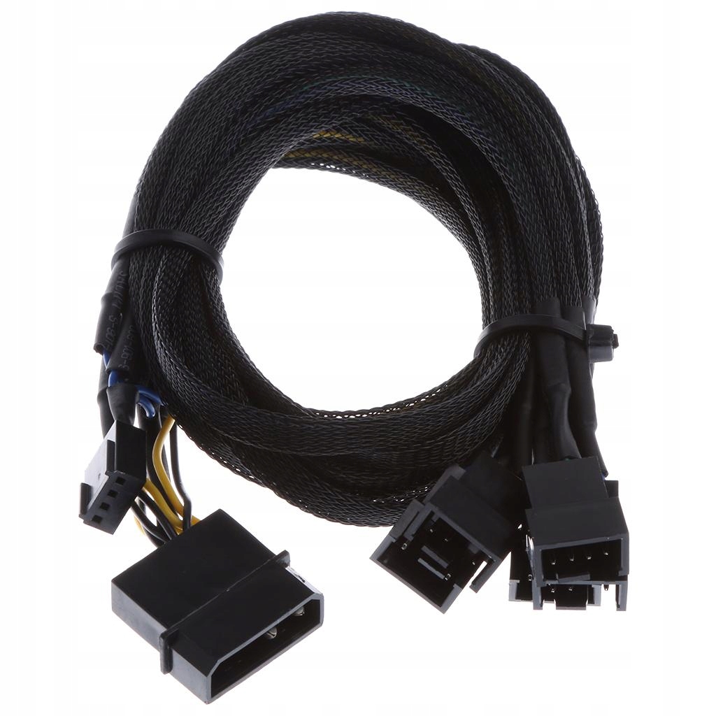 45cm 4 pin PMW Fan Y Splitter Black Sleeved - 13575665996 - oficjalne ...