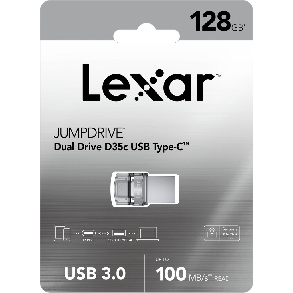 Pendrive Dual USB i USB type-C 128GB mini Lexar - 10557519900 ...