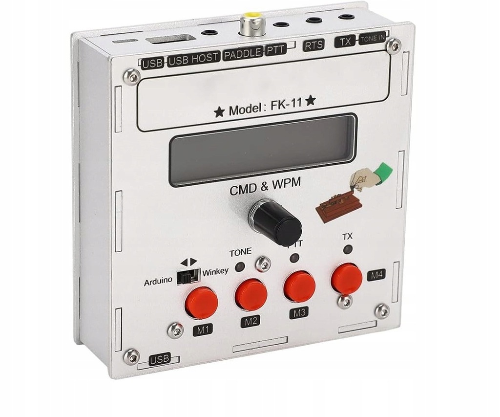 Automatyczny klucz CW Morse Code K3NG enkoder CW - 16790505558 - oficjalne archiwum Allegro