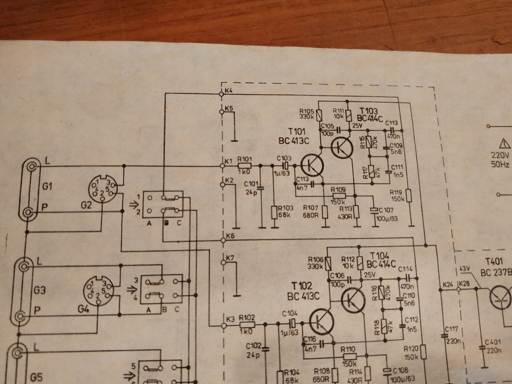 UNITRA wzmacniacz WS 432 433 332 schemat oryginał - 12653942366 - oficjalne archiwum Allegro