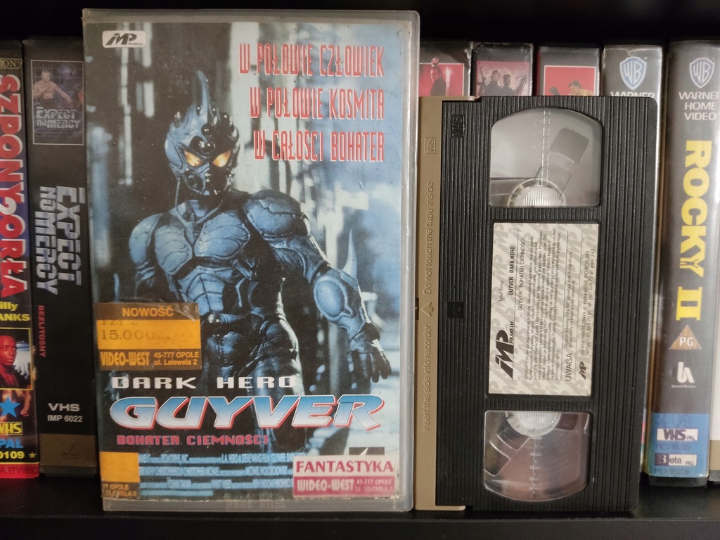 GUYVER ## THE DARK HERO ## VHS - 13492678897 - oficjalne archiwum Allegro