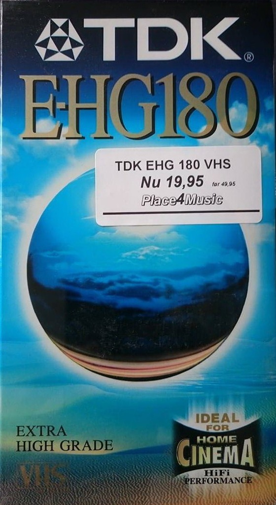 Kaseta VHS TDK E-HG 180 / Hi-Fi - Nowe we folii - 11172345762 - oficjalne archiwum Allegro