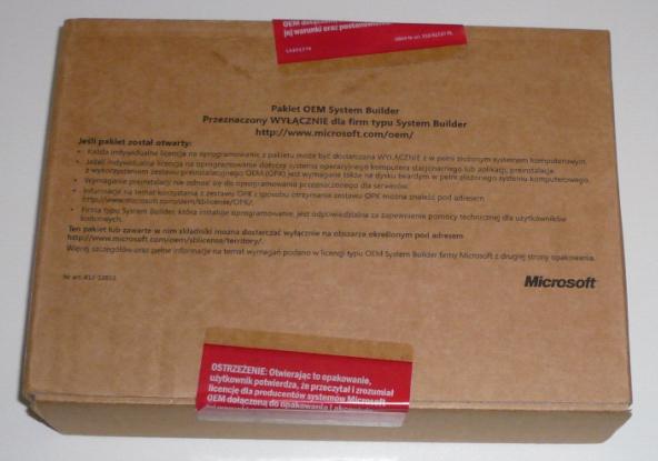 ORYGINALNY Windows XP Professional SP2 POLSKI + FV - 7755492191 ...