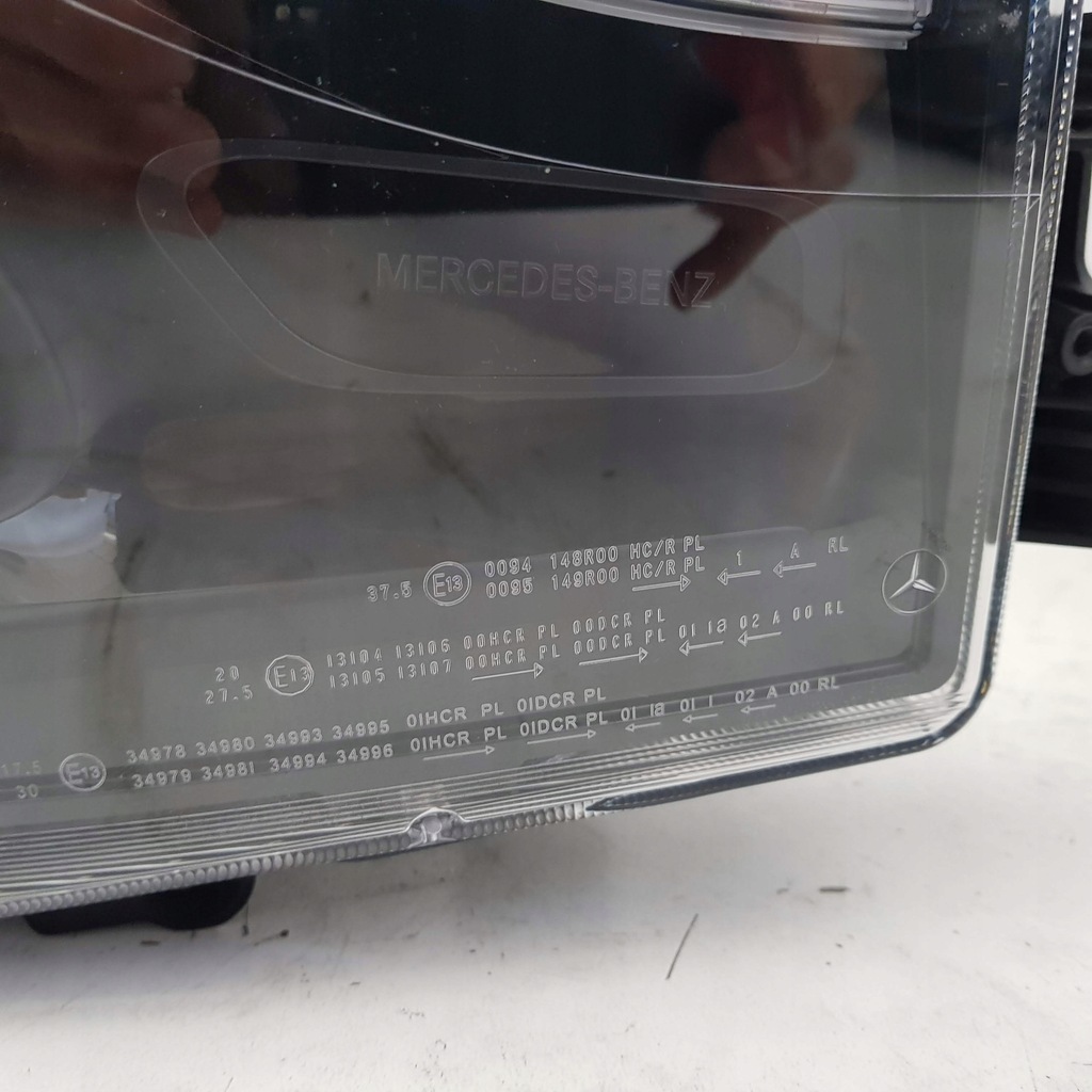 MERCEDES ACTROS MP4 MP5 LAMPA REFLEKTROR PRAWY NOW - 12229484641 ...