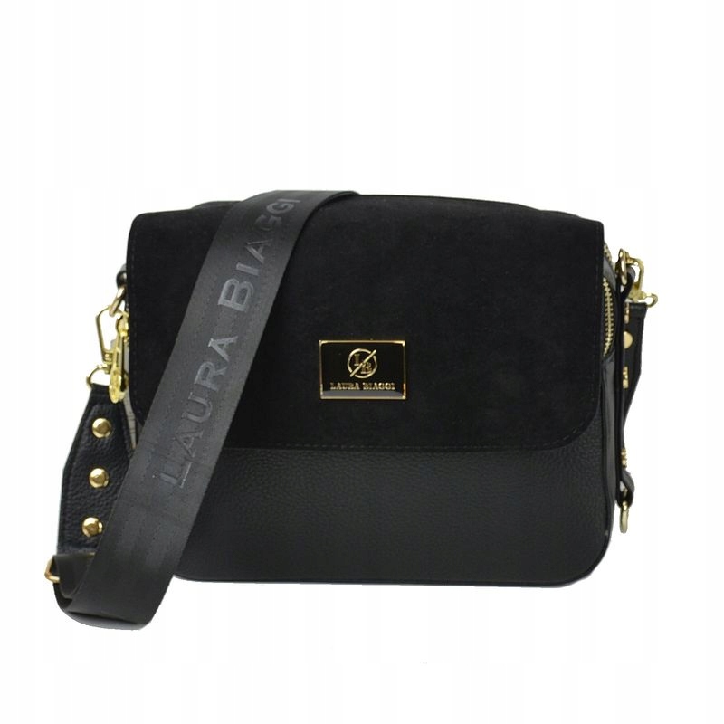 TOREBKA LISTONOSZKA LAURA BIAGGI JS-170 CZARNA - 11524013492 - oficjalne archiwum Allegro