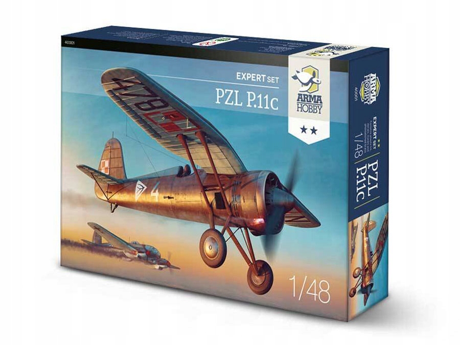 Samolot polski PZL P.11c model 40001 Arma Hobby - 10221787847 ...