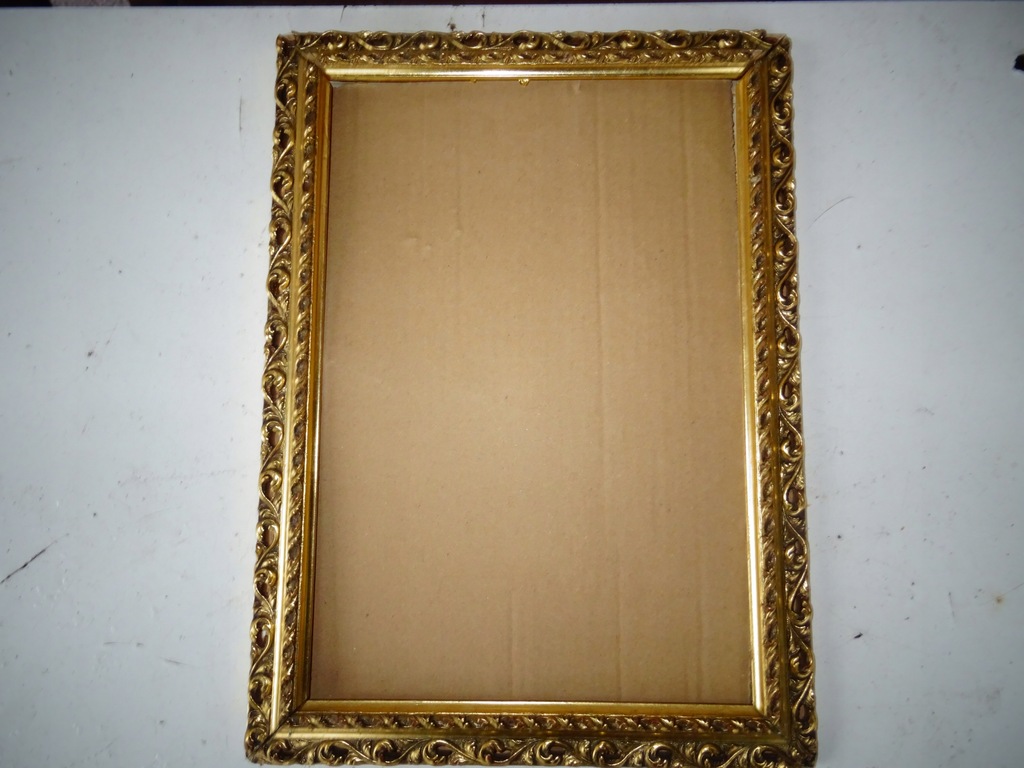 STARA RAMA DREWNO NA FOTO OBRAZ KWIATOWA - 15124416083 - oficjalne ...