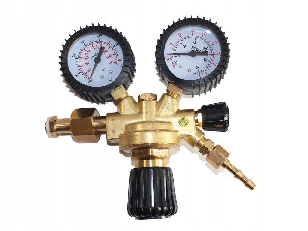 Reduktor butlowy Argon/CO2 RB-AR z zaworkiem - 12682229716 - oficjalne archiwum Allegro