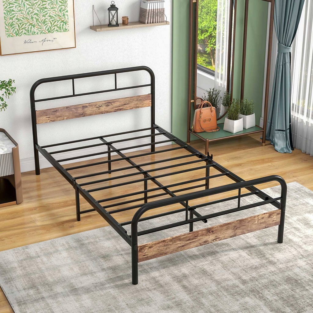 Łóżko 120x200 metalowa rama łóżka - 13711623269 - oficjalne archiwum ...