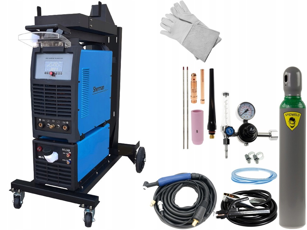 Spawarka TIG MMA 315A AC/DC Sherman zestaw wodny - 13446372763 ...