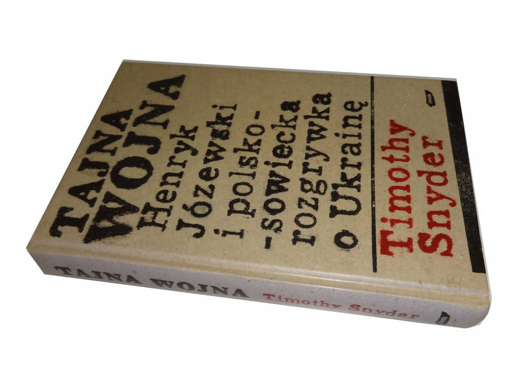 Tajna wojna Timothy Snyder - 13182711382 - oficjalne archiwum Allegro