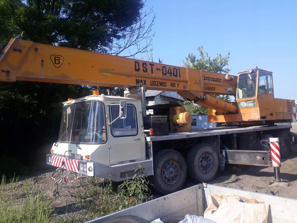 Dźwig bumar łabędy hydros dst 0401 40 ton 1989 - 8115784600 - oficjalne ...