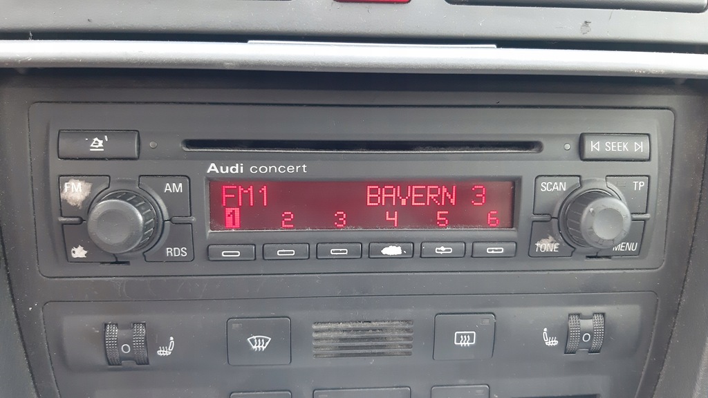RADIO CD CONCERT + KOD AUDI A6 C5 LIFT 4B0035186Q - 11195804059 - oficjalne archiwum Allegro