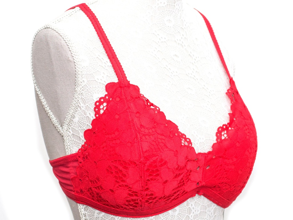 BIUSTONOSZ H&M PUSH UP KORONKOWY NOWY 75C - 7244067636 - oficjalne archiwum Allegro