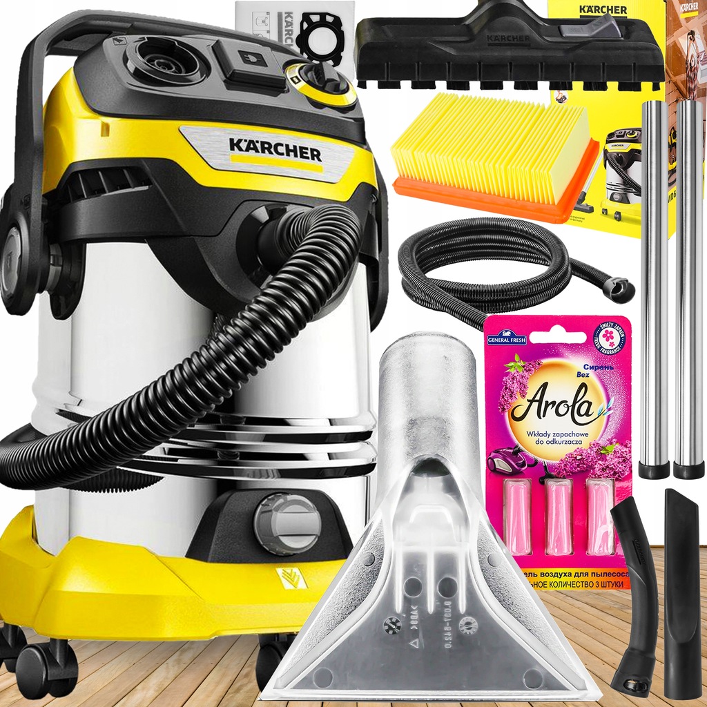 MOCNY ODKURZACZ PRZEMYSŁOWY WD 6 KARCHER 2100W XXL - 13951360937 ...