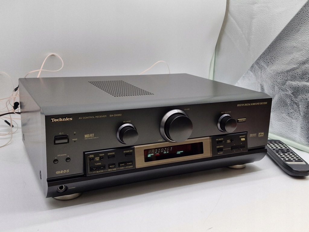 TECHNICS SA-DX950 TOP AMPLITUNER +ORYGINALNY PILOT - 13535411217 - oficjalne archiwum Allegro