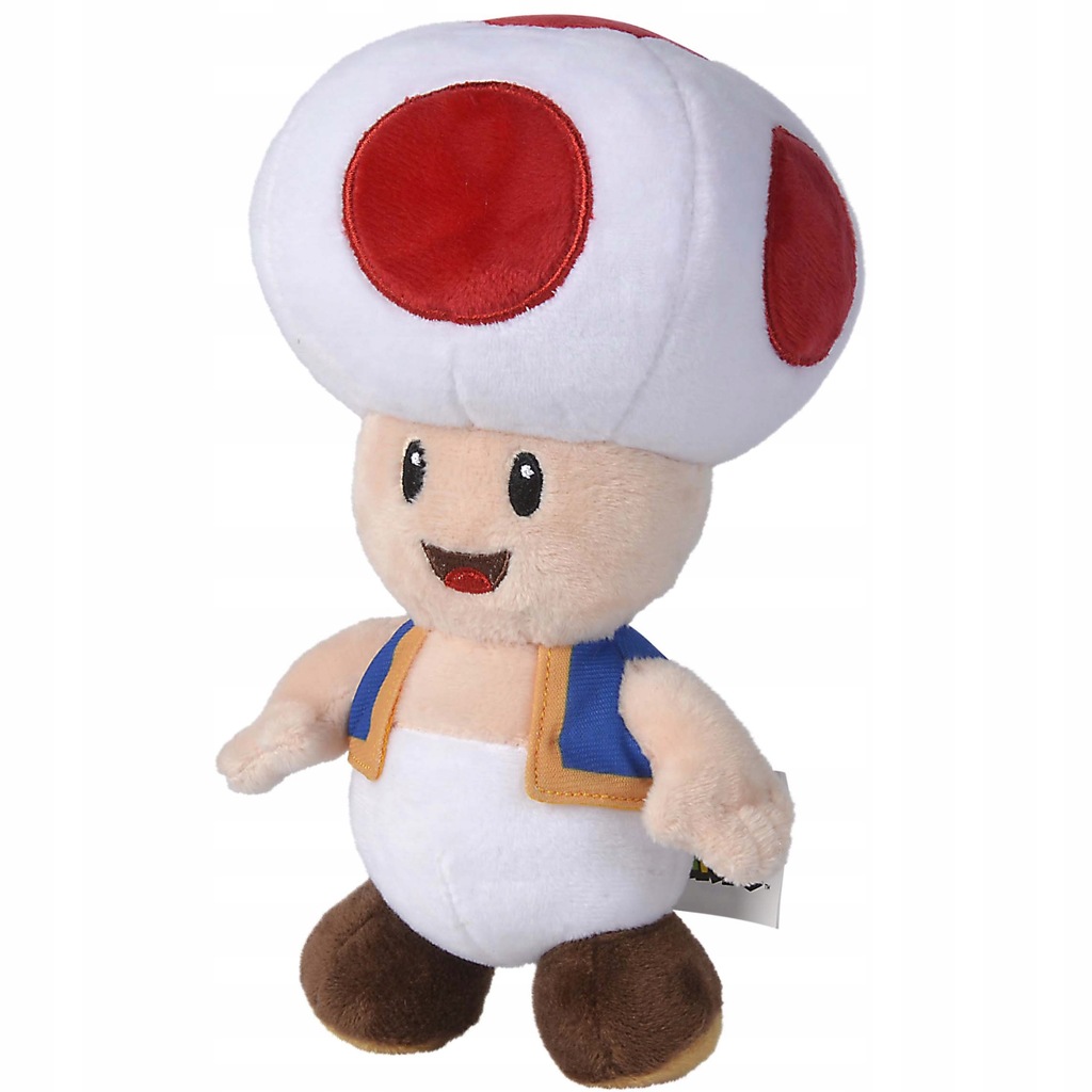 SIMBA SUPER MARIO GRZYB TOAD MASKOTKA PLUSZOWA 20C - 11837172762 ...