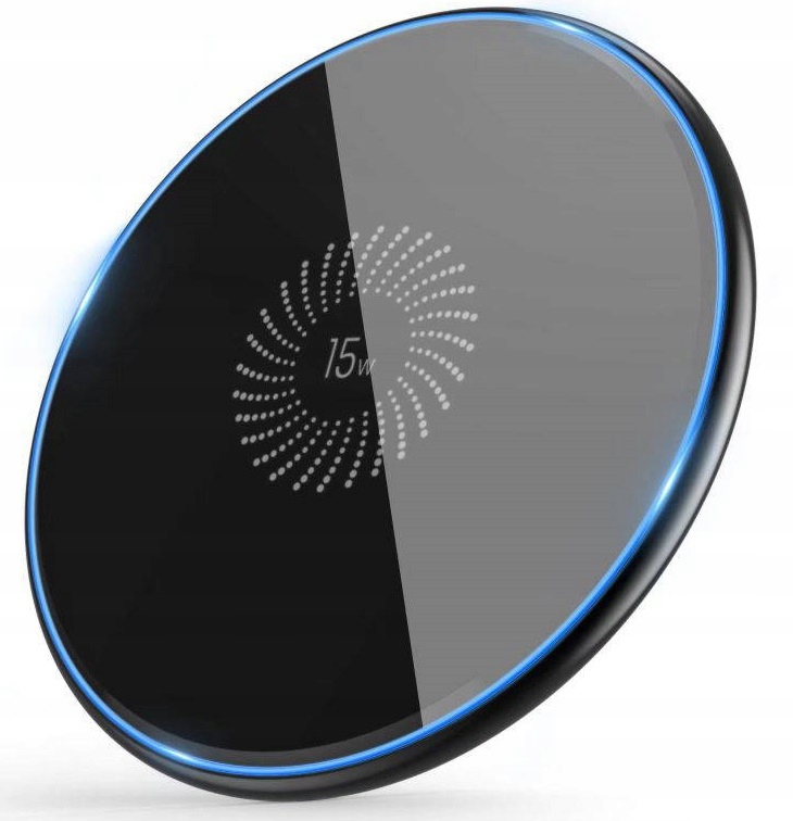 SZYBKA ŁADOWARKA INDUKCYJNA QI BEZPRZEWODOWA 15W - 13267686208 - oficjalne archiwum Allegro