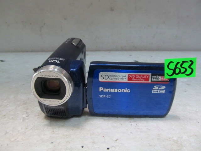 KAMERA CYFROWA PANASONIC SDR-S7 - NR S653 - 14258206303 - oficjalne ...
