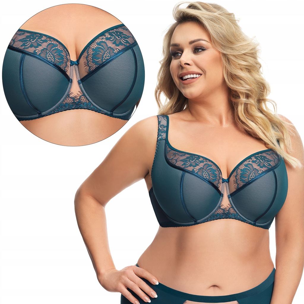 Biustonosz GORSENIA K647 ALICANTE ZIELONY, 110B - 11804174725 - oficjalne archiwum Allegro