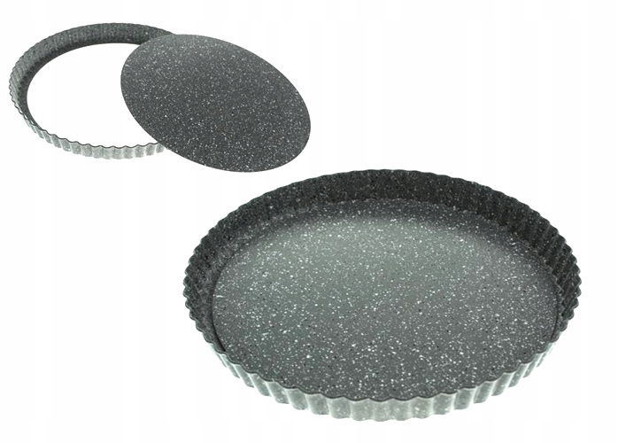 FORMA BLACHA DO PIECZENIA TARTY TARTA WYJMOWANE DNO 24cm - 13993537382 ...