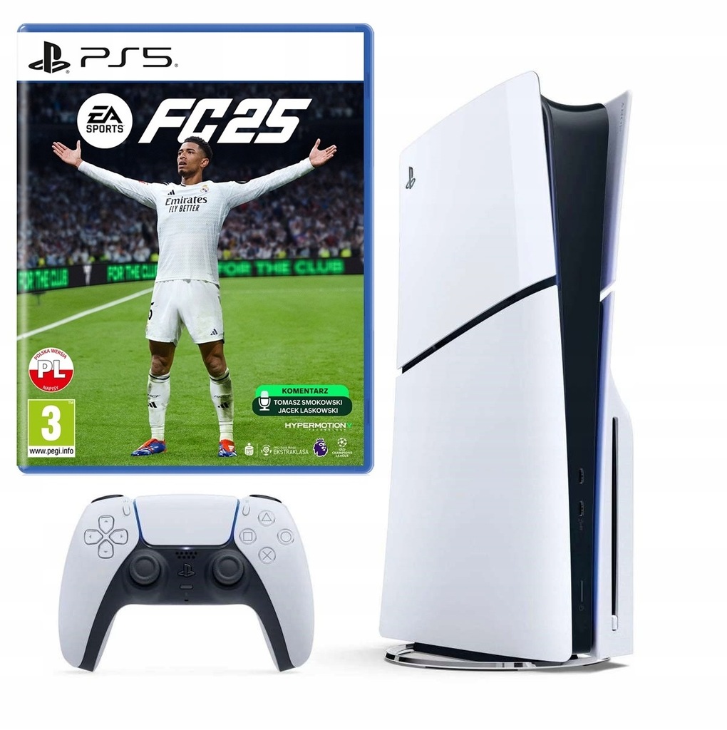 KONSOLA SONY PS5 SLIM 1TB CFI-2016 NAPĘD + EA SPORTS FC 25 ...