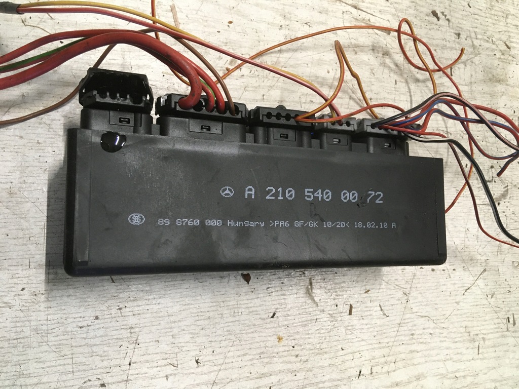 MODUŁ STEROWNIK MERCEDES SLK W210 A2105400072 - 12442772191 - oficjalne ...