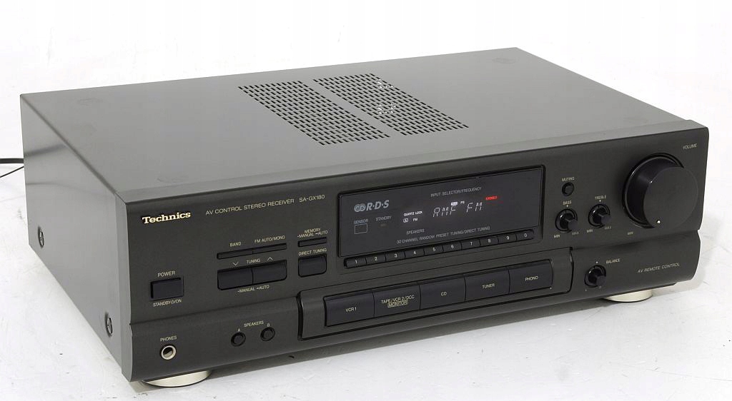TECHNICS SA-GX180 MARKOWY AMPLITUNER STEREO Z RDS - 8154016859 - oficjalne archiwum Allegro