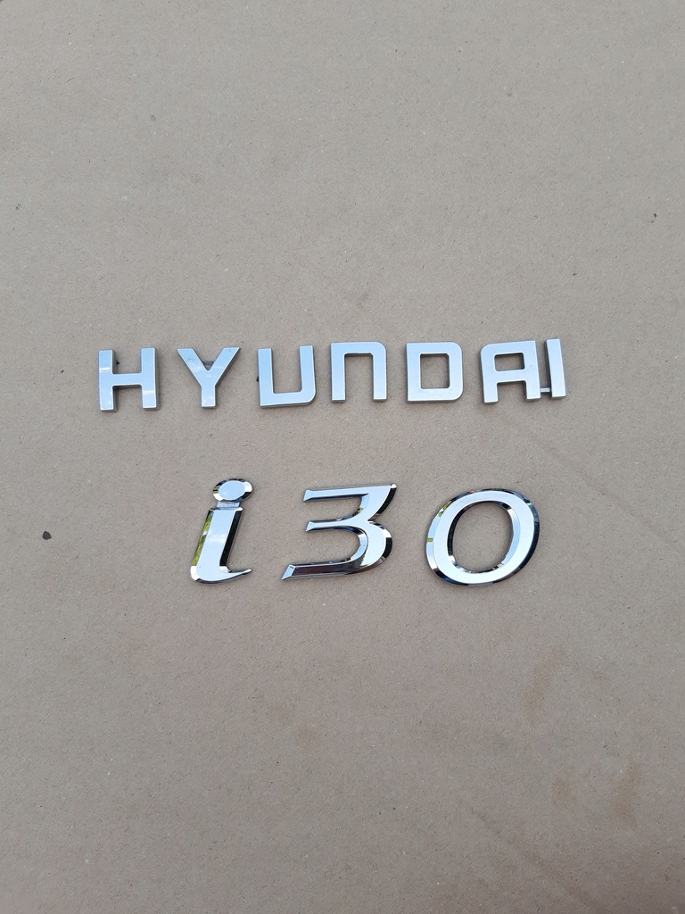 Hyundai i30 Emblemat Logo Znaczek Napis Tył - 14322726775 - oficjalne ...