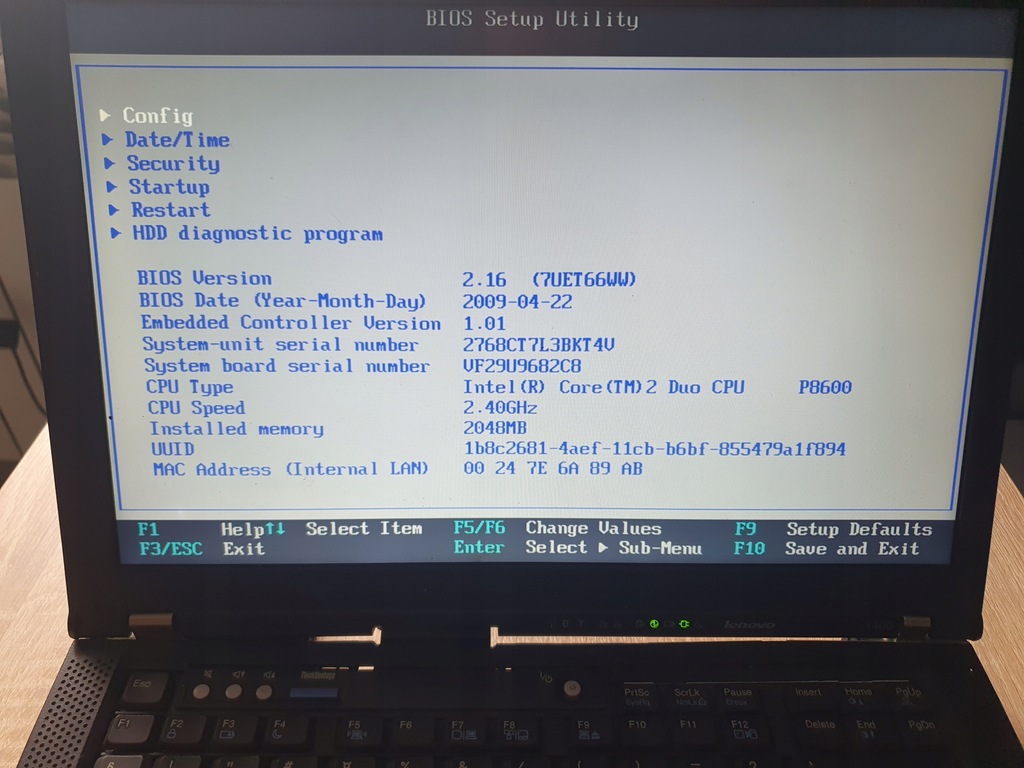 Laptop Lenovo ThinkPad T400 - 12531924510 - oficjalne archiwum Allegro