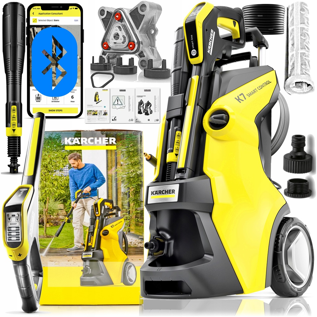 MOCNA MYJKA CIŚNIENIOWA KARCHER K7 SMART CONTROL - 11109831719 ...
