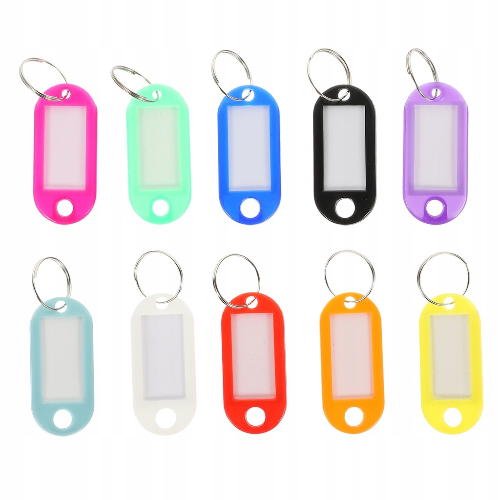 Number Plate Plastic Tags Key Label 100 Pcs - 14170996341 - oficjalne ...