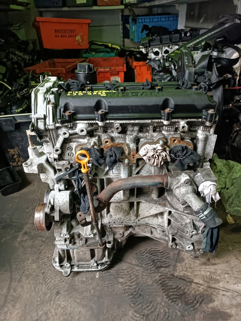 SILNIK SŁUPEK NISSAN X-TRAIL T30 ALMERA 2.5 B QR25DE - 15289408284 ...