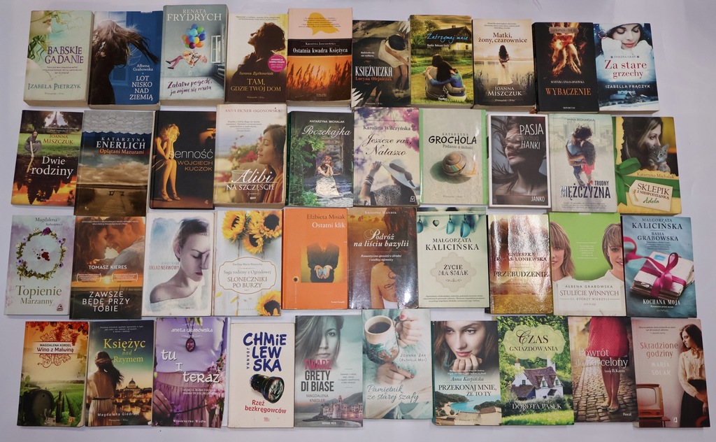 Romanse Zestaw książek polskich autorek x40 - 14252458990 - oficjalne ...