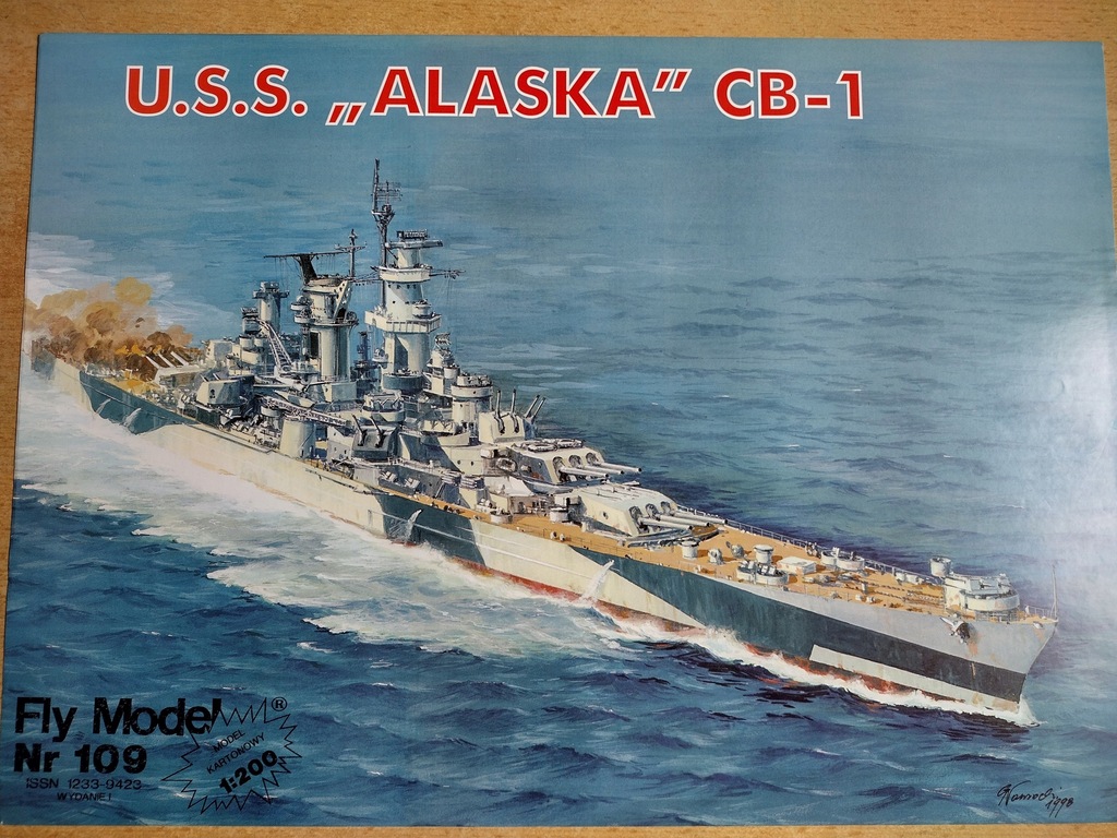 FLY MODEL KRĄŻOWNIK LINIOWY USS ALASKA + poster - 13962343751 ...