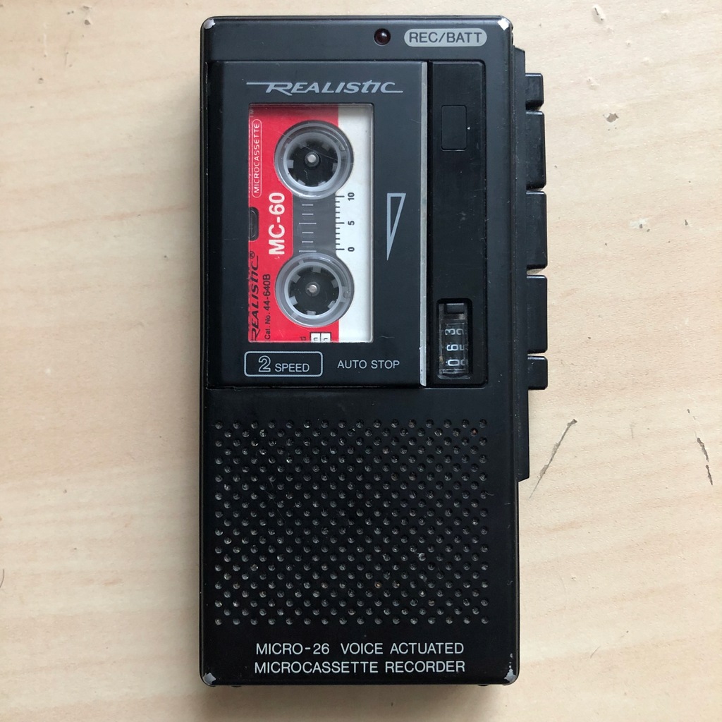 Retro dyktafon Realistic Micro 26 Japan etui - 12598952449 - oficjalne ...